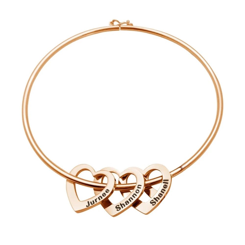 Jonc Coeurs à Graver | Comme des Aimants