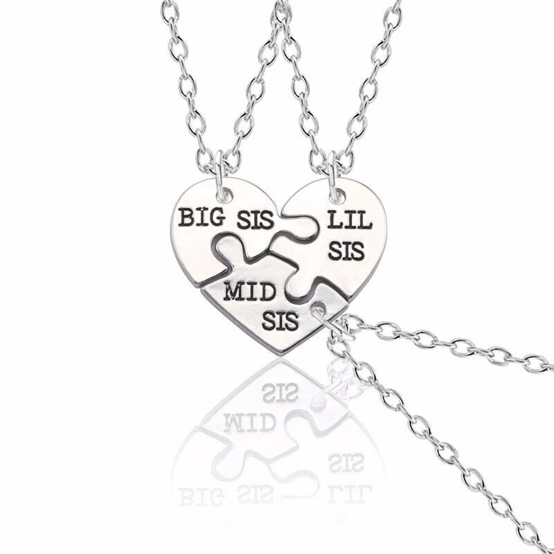 Collier Puzzle 3 Sisters | Comme des Aimants
