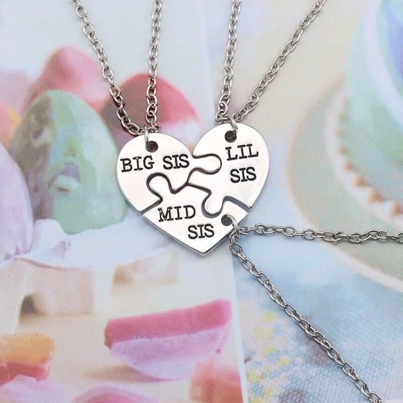 Collier Puzzle 3 Sisters | Comme des Aimants