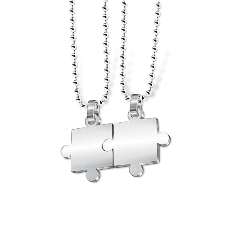 Collier Couple Puzzle | Comme des Aimants