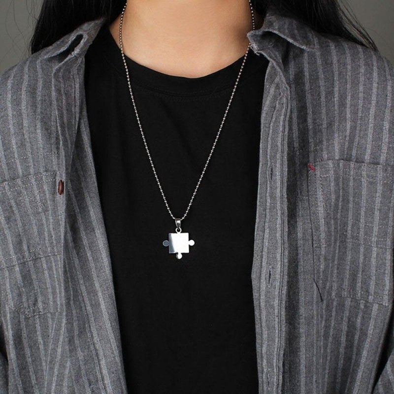 Collier Couple Puzzle | Comme des Aimants