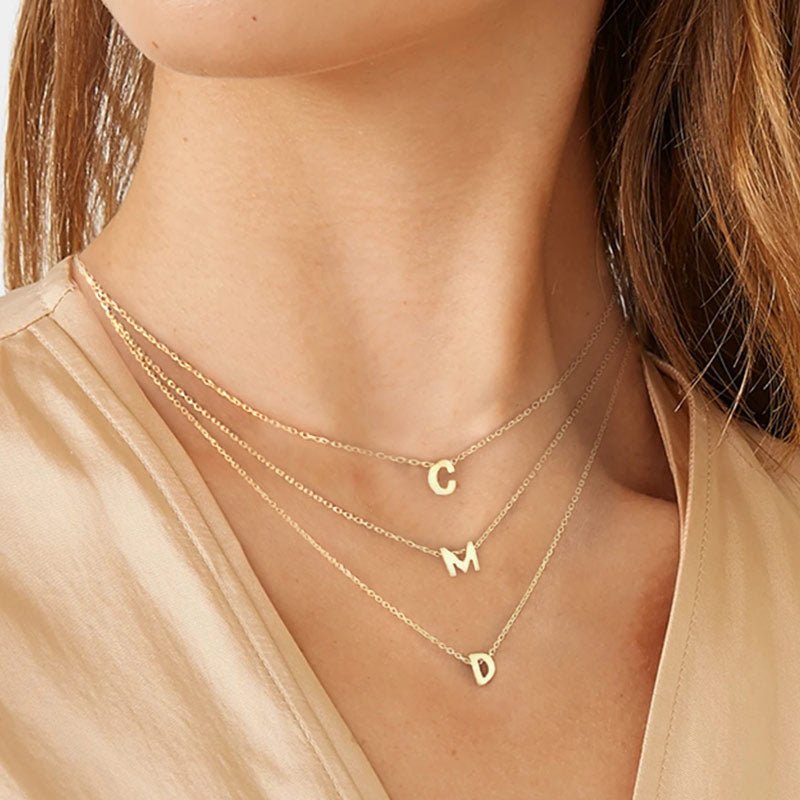 Collier Initiale Femme | Comme des Aimants