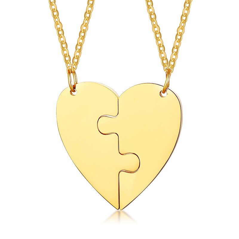 Collier Puzzle Coeur | Comme des Aimants